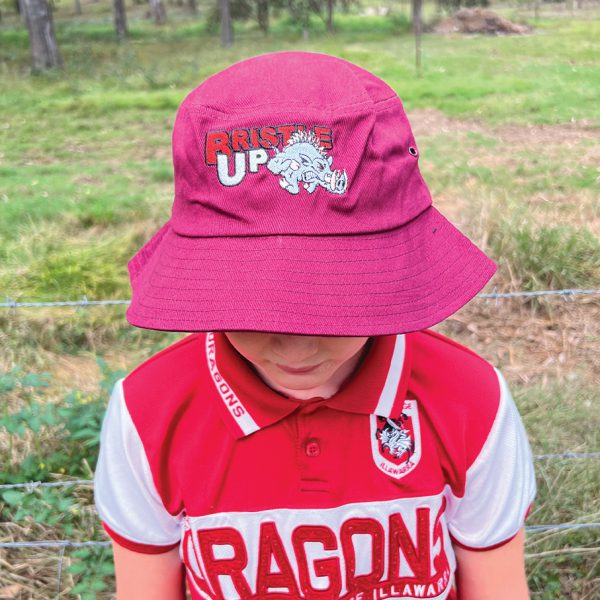 Maroon Bucket Hat | BRISTLE UP