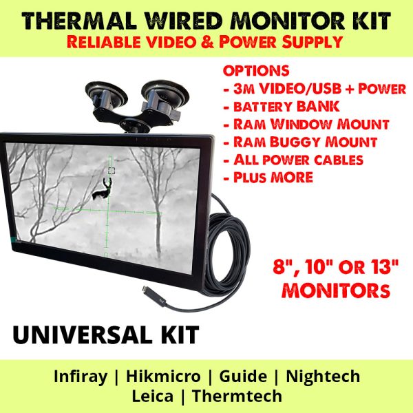 Thermal Hardwire Monitor kit – Infiray | Hikmicro | Nightech ...